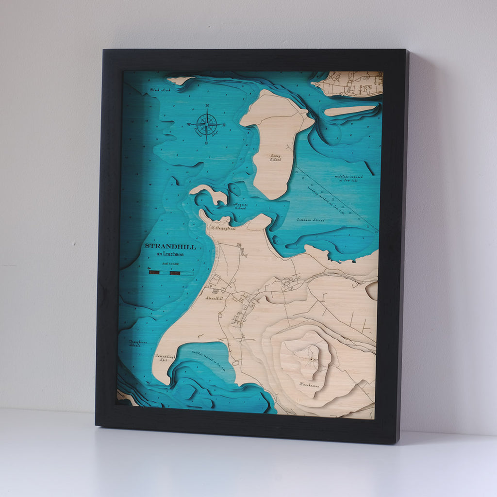 Strandhill 3d map medium